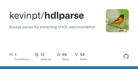 Github Kevinpthdlparse Simple Parser For Extracting Vhdl Documentation