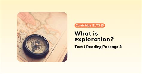 What Is Exploration IELTS Reading Answers Cam 15 Test 1
