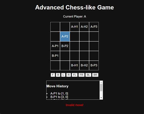 Turn Based Chess Like Game Chess Game