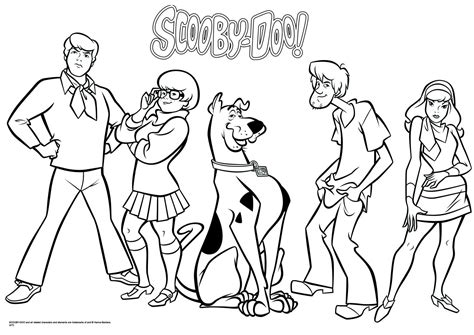 Scooby Doo Coloring Pages To Print At Getdrawings Free Download