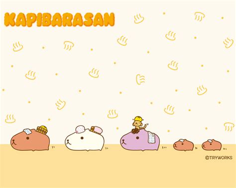 壁紙 テーマ おみやげ カピバラさん