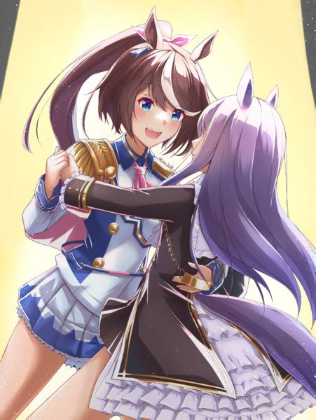 「ウマ娘プリティーダービー」トウカイテイオーメジロマックイーン 加藤シンヤ さんのイラスト ニコニコ静画 イラスト