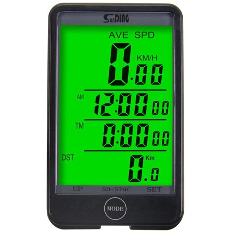 Ciclo Computador Bike Sem Fio Wirelles Velocímetro Led Touch em