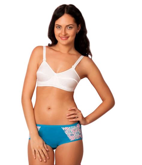 Buy Sona Full Coverage Cotton Strap Non Stretchable Bra Online At