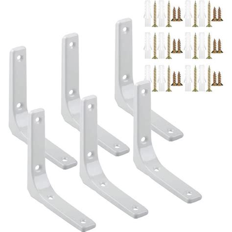 Consoles Et Taquets Pour Étagères Equerre Etagere Murale Metal Blanc