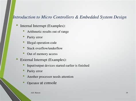 Introduction To Micro Controllers And Embedded System Design Stored