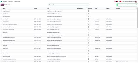 how to import customers and vendors in odoo 17