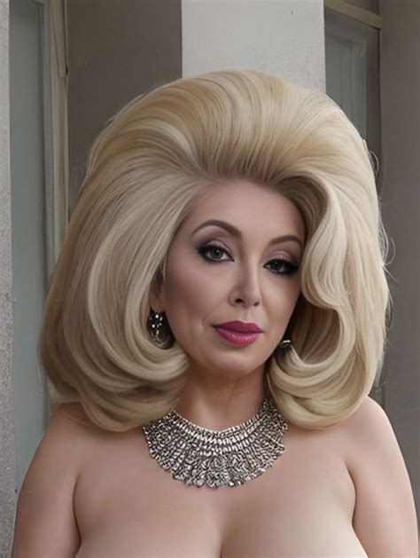 Pin By Nape Buzzer On Big Hair Bouffant Hair Big Blonde Hair Long