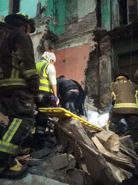 El Impactante Momento En Que Una Vecindad Se Desplomó En Centro