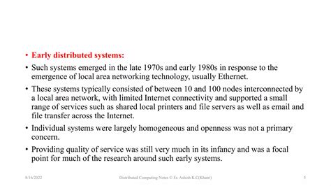 models of distributed system pptx
