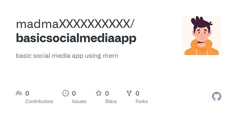 GitHub MadmaXXXXXXXXXX Basicsocialmediaapp Basic Social Media App Using Mern