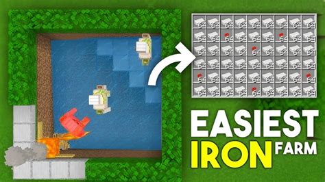 Easiest Iron Farm For Minecraft 121 Iron Farm Hindi 121 Youtube