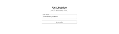 Unsubscribe Groups Waypoint Documentation