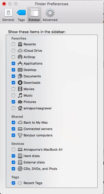 Customize The Finder Sidebar MacOS Sierra Tips And Tricks For MACBook
