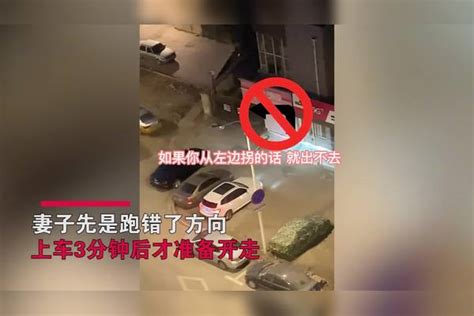 妻子开车出门，男子在楼上分析 局势”被妻子车技急疯：秀儿！