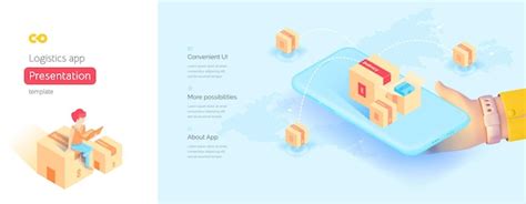 Premium Vector Delivery Mobile Application Template Delivery