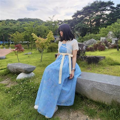 그리나 푸른 꽃 한복 드레스 볼레로 셋업 텀블벅 크리에이터를 위한 크라우드펀딩