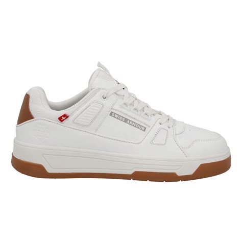 Tenis Swiss Armour Caballero Casual Urbano Clasicos Blanco 26 Bodega