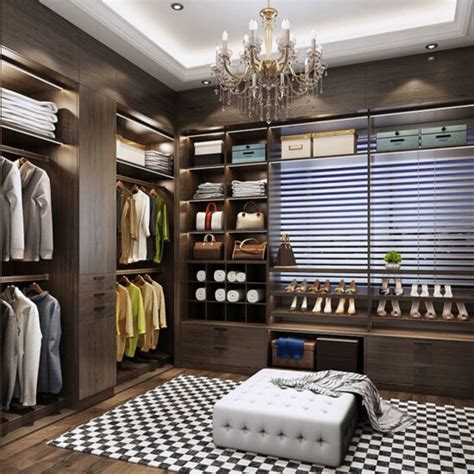 High End Luxury Walk In Closet With Glass Door Cbmmart