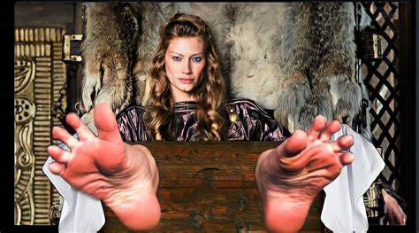 Aslaug Vikings Feet Feet In Pillory A Sutherlan By Editsfeetlove On
