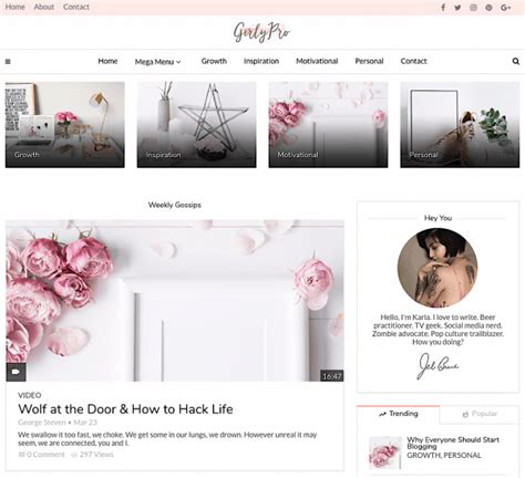 The Best Feminine WordPress Themes For Bloggers