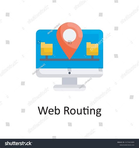Routing Vector Flat Icon Design Illustration Stock Vector Royalty Free 2175423085 Shutterstock Routing Vector Flat Icon Design Illustration Stock Vector Royalty Free 2175423085 Shutterstock