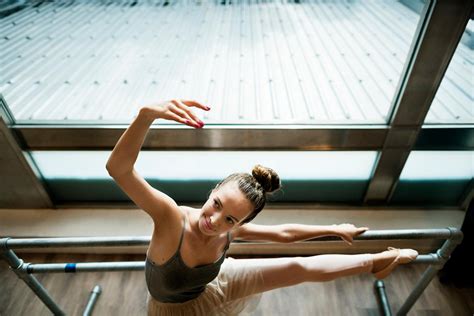 Ballerina Ballet Dance Practice Innocent Concept Royalty Free Photo
