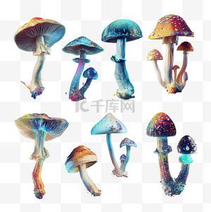 魔法蘑菇系列素材图片免费下载 千库网
