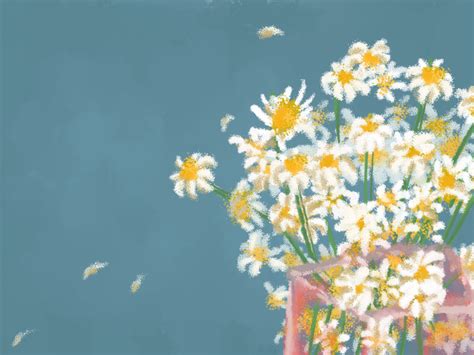 菊花丨秋日插画 09 春春来了 站酷ZCOOL