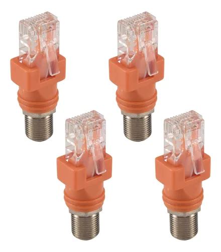 Adaptador Coaxial Para Ethernet Pacote Com 4 Unidades Coaxi Mercadolivre