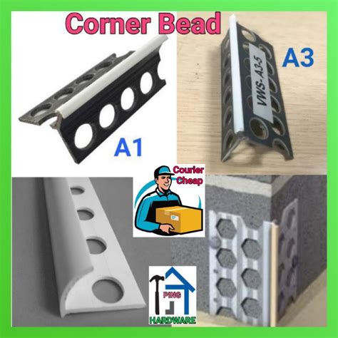 8feet 2 5meter Pvc Corner Bead Tile Corner Hyp Shopee Malaysia