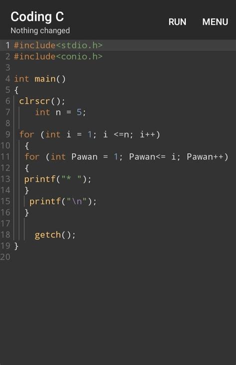 Pawan Kumar On Linkedin Pattern Printing Program Using For Loop