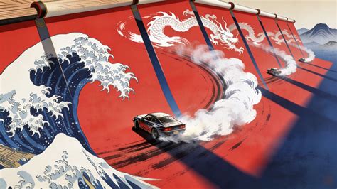 Free Japanese Drift Art Image Drift Racing Japanese Download At