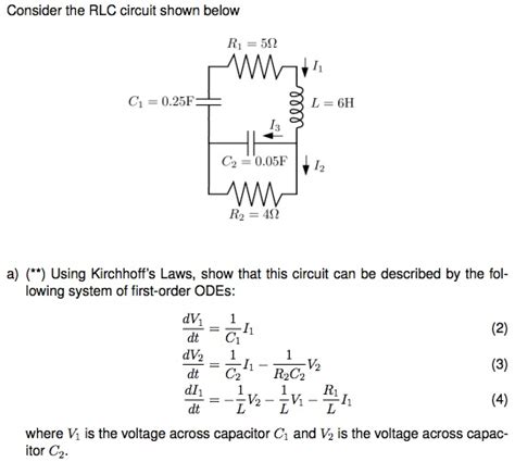 Solved Consider the RLC circuit shown below Using | Chegg.com