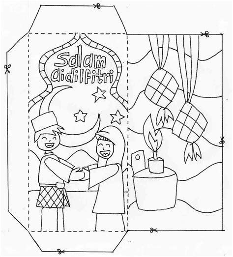 Pra Sekolah S K Long Jaafar Jom Buat Sampul Duit Raya Jimat