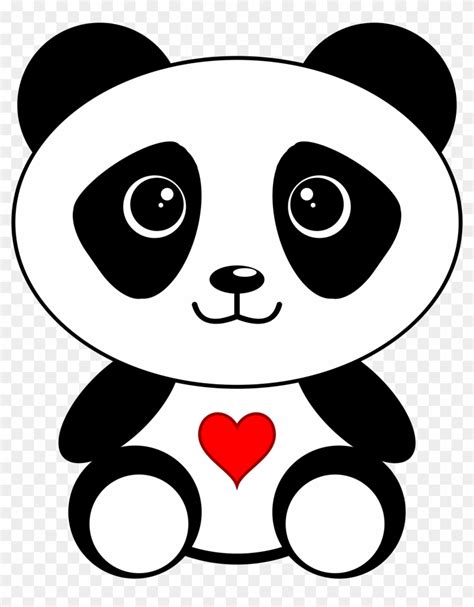 Big Image Cute Coloring Pages Of Pandas Free Transparent Png