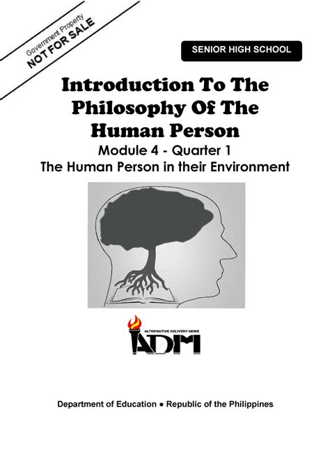 intro philo q1 mod4 the human person in their environment