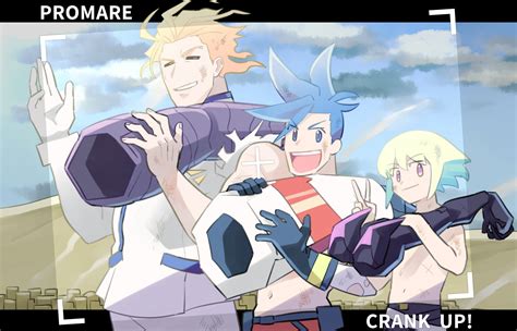 Lio Fotia Galo Thymos And Kray Foresight Promare Drawn By Sumiwo