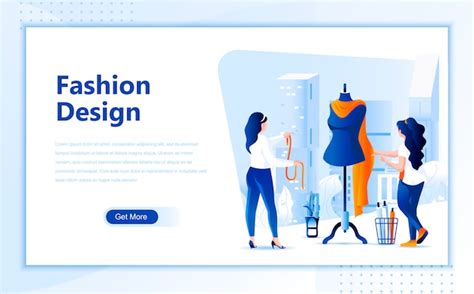 Premium Vector Flat Landing Page Template Of Ux Ui Design