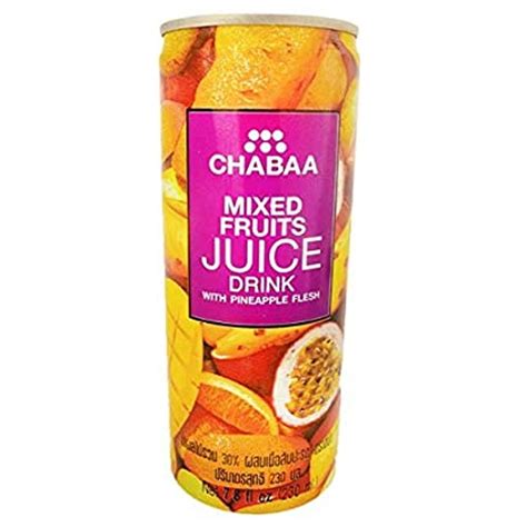 Chabaa Mixed Fruit Can Juice 230ml Fatafat Sewa