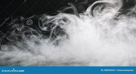Realistic Dry Ice Smoke Clouds Fog Overlay Stock Image Image Of Mist Overlay