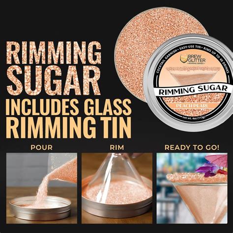 Buy Peach Cocktail Rimming Sugar Add Extra Flair To Your Drinks