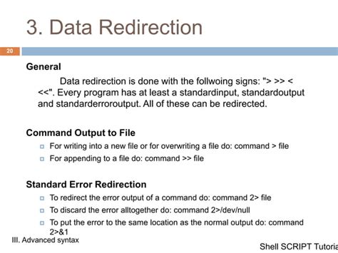 Shell Script Tutorial Ppt