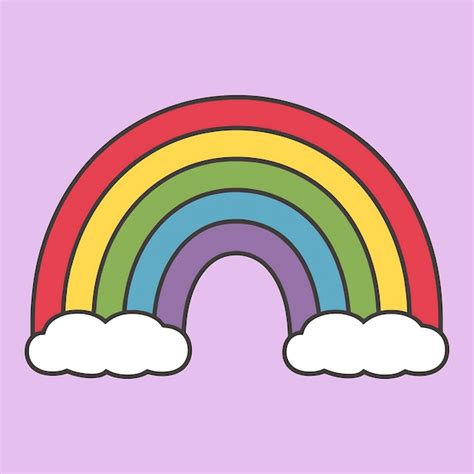 Premium Vector Rainbow Vector Illustration
