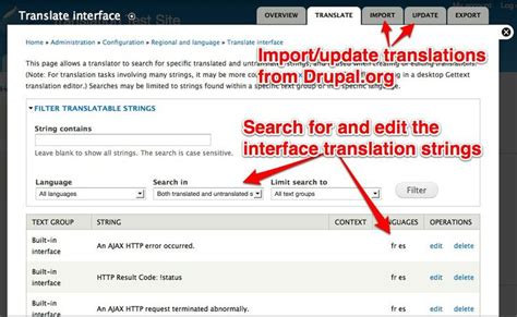 Localized Content Drupal Content Language