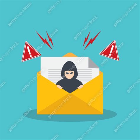 Email Data Phishing Cyber Thief Hide Inside Of A E Mail Hacking