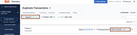 duplicate transactions dext help center