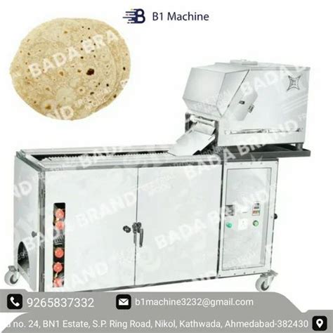 SS MS Fully Automatic Roti Making Machine Capacity 800 To 1000