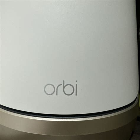 Used NETGEAR Orbi RBSE960 Quad Band AXE11000 Wi Fi 6E Mes HRouter White