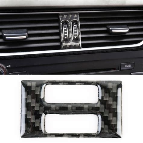 Audi A4l A5 Q5를위한 차 탄소 섬유 공기 조화 스위치 장식적인 스티커